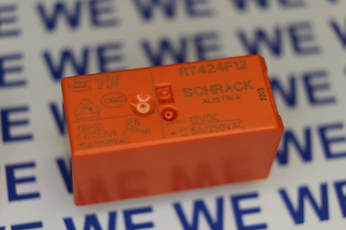 Schrack-Relais bistabil 1xUm 2xUm 12V 24V DC / RT314F RT424F | eBay