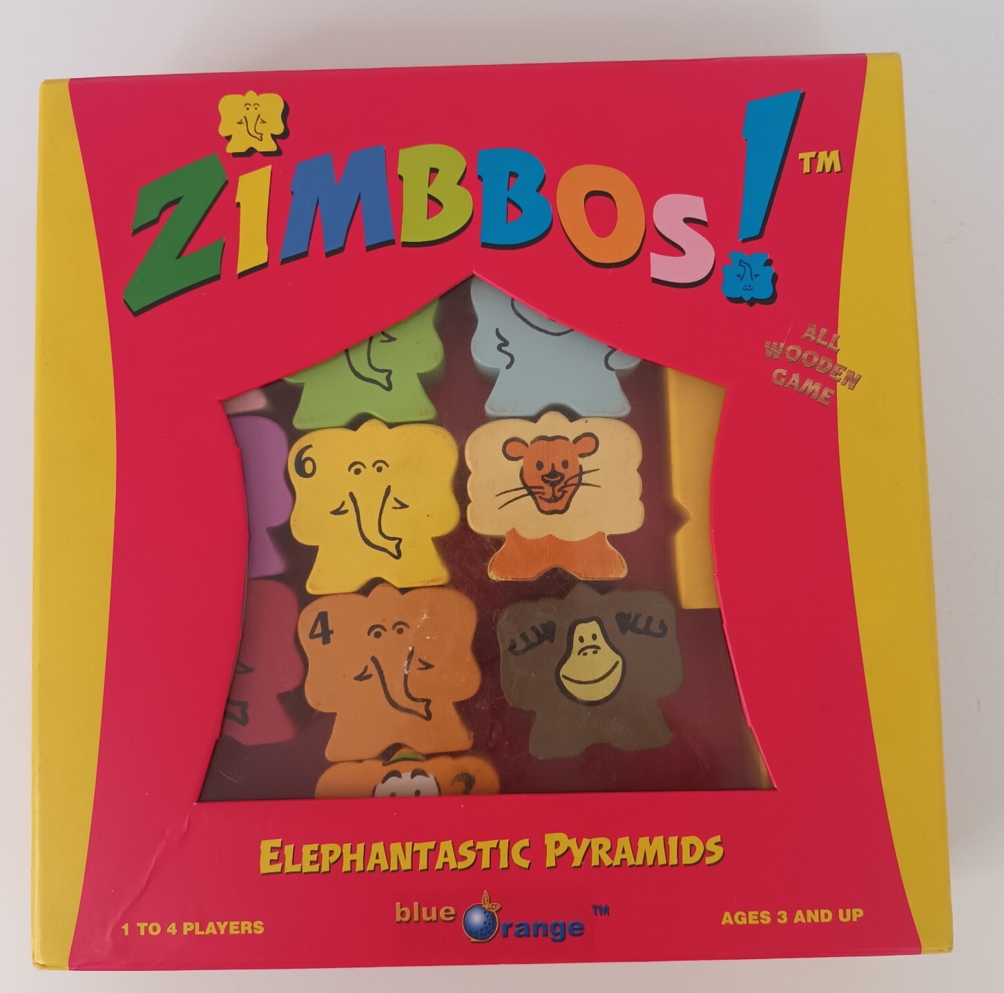 Zimbbos Wooden Stacking Game Elephantastic Pyramids 2004 95% Complete ...