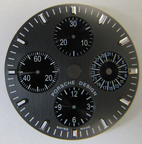 PORSCHE DESIGN chronographe dial based on ETA 7750 with handdate NOS ...
