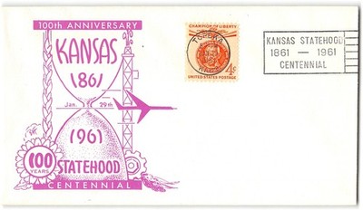 100th Anniversary of Kansas Statehood, Topeka KS, 1961 | eBay