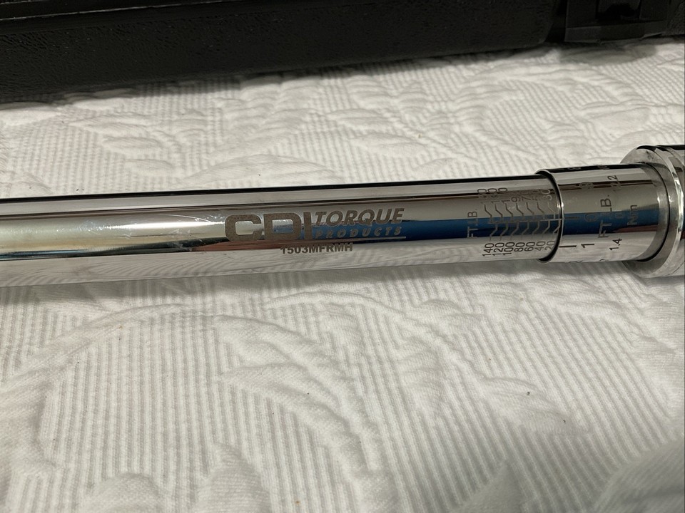 CDI 1503MFRMH Micro-Adjustable Torque Wrench, 20-150ft/lb Range, 1/2 ...