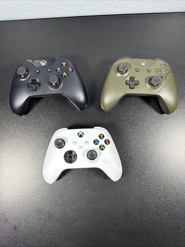 3X Xbox One Controllers Battlefield 1 Military Green - White & Black ...