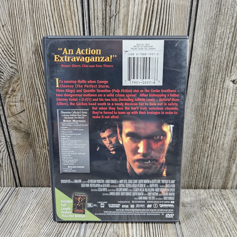 From Dusk Till Dawn (Dimension Collector's Series) Quentin Tarantino ...