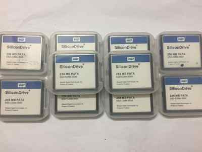 10PCS WD SILICONDRIVE 256MB CF cards PATA compact flash SSD-C25M | eBay
