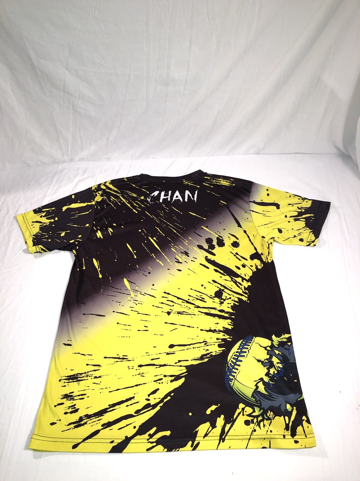 Men’s CHAOS ORGANIZED Baseball Splatter Paint Pattern… - Gem