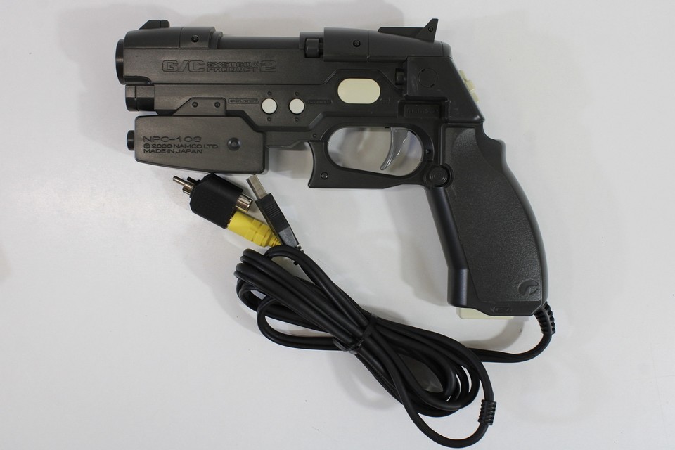 Lot of 2 Namco NPC-106 GunCon 2 Light Gun Controllers W/ Adapter ...