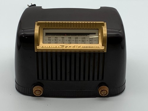 Vintage 1940s Bendix Aviation Tube Table Radio Model 111 AM Bakelite | eBay