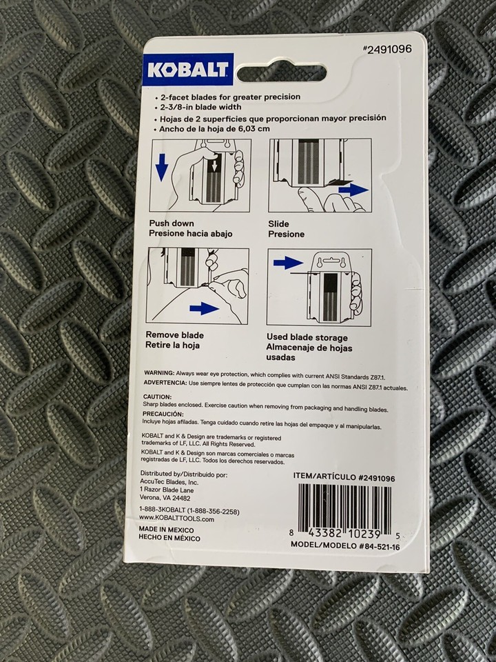 KOBALT 100 COUNT UTILITY BLADES BRAND NEW 2491096-----V24 | eBay