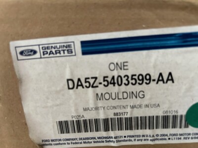 NEW OEM Ford Windshield Pillar Trim Left DA5Z-5403599-AA Lincoln MKS 13 ...