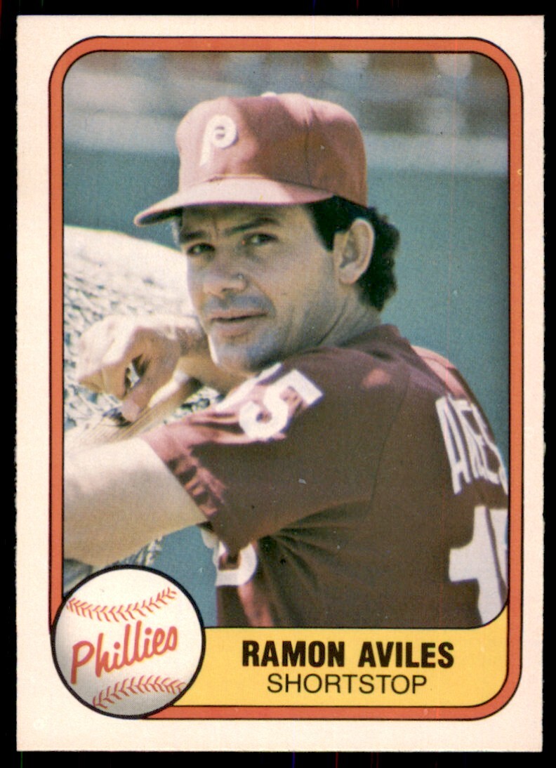 1981 Fleer Ramon Aviles . Philadelphia Phillies #23 | eBay
