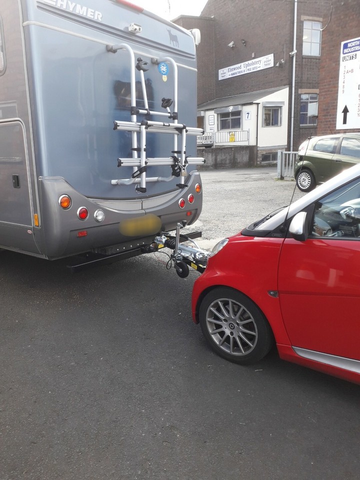 Kaytow A Frame for Smart 451 ready to tow behind motorhomes fitted ...