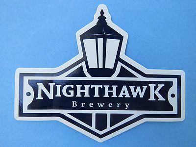 Cool BEER STICKER ~ NIGHTHAWK Brewery ~ Broomfield, COLORADO ~ Light ...