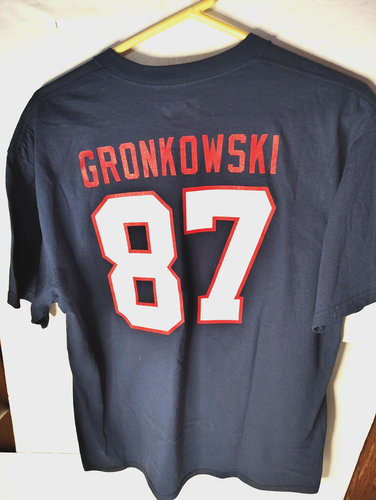 Rob Gronkowski New England Patriots T Shirt Size L | eBay