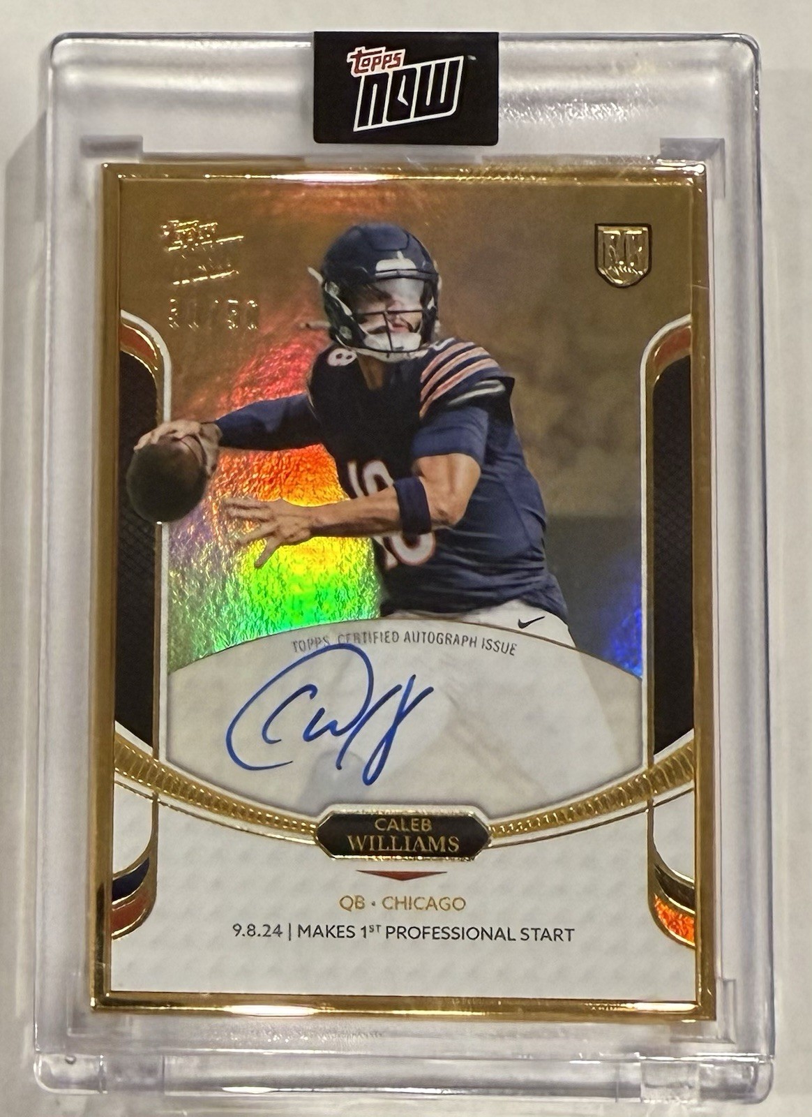 100 Most Watched Caleb Williams Football Card Auctions