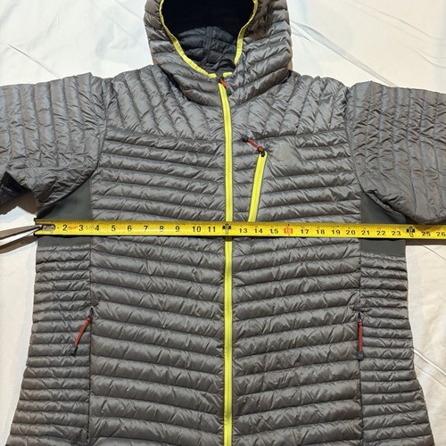 Eddie Bauer First Ascent 800 Down Puffer Men’s XL Hooded Gray EB800 ...