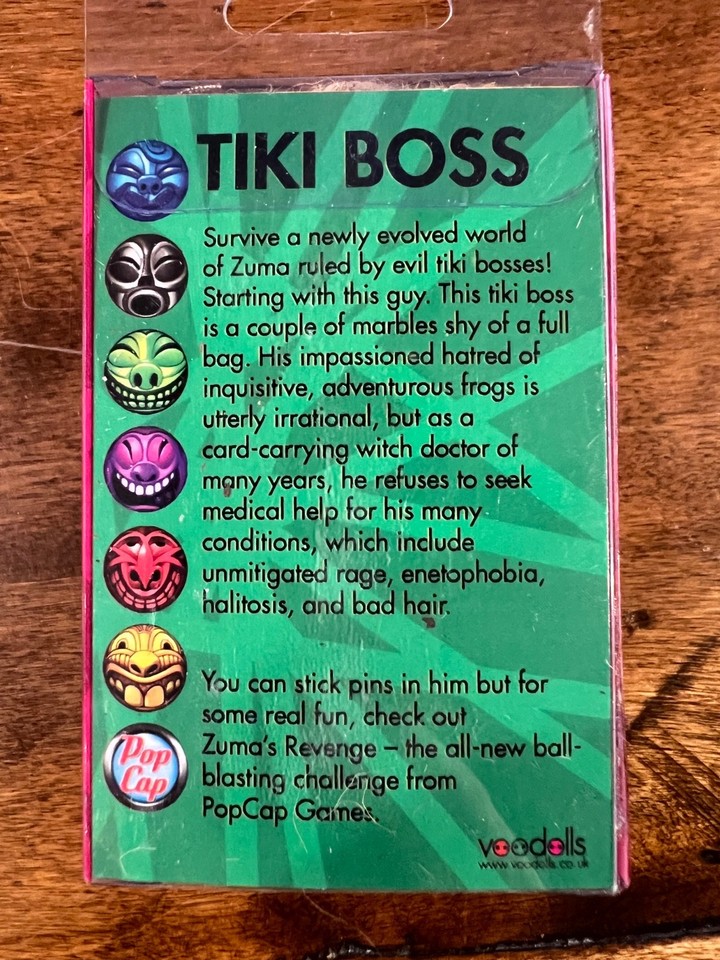 Zuma Tiki Boss Voodoll PopCap collectible | eBay