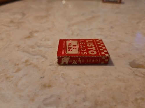 Vintage Listo Leads Red No. 162 Alameda CA USA | eBay
