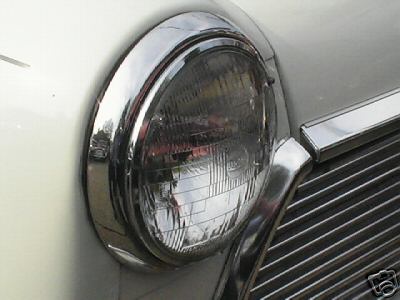 CLASSIC MINI WIPAC CHROME HEADLAMP OUTER RIM S5435 | eBay