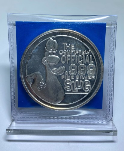 The Completely Official Slug 1 oz .999 Fine Silver Round | eBay