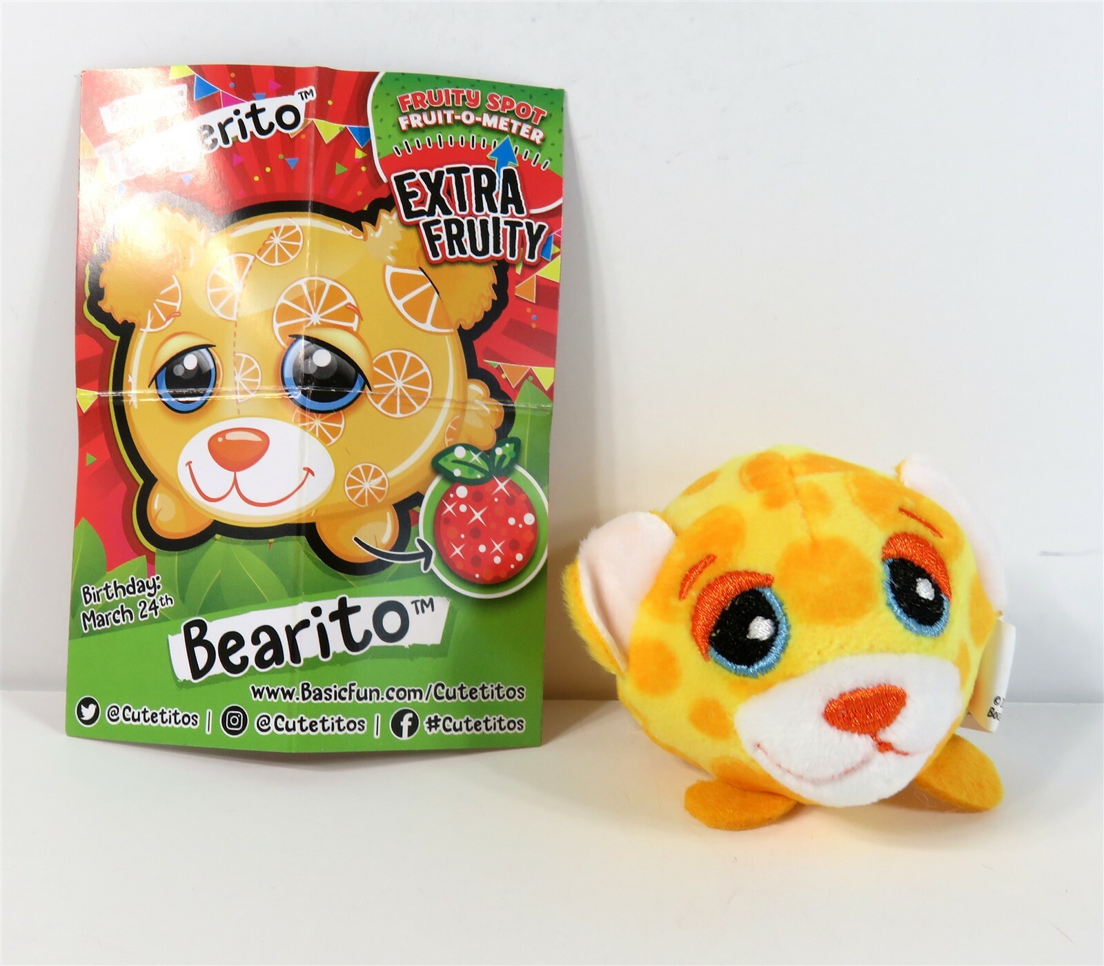 Cutetitos Fruititos Minitos Bearito Tangerito Plush Stuffed Animal NEW ...