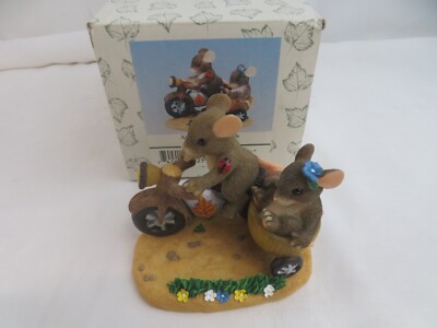 Vintage Charming Tails Along For The Ride Motorcycle Sidecar Mouse ...