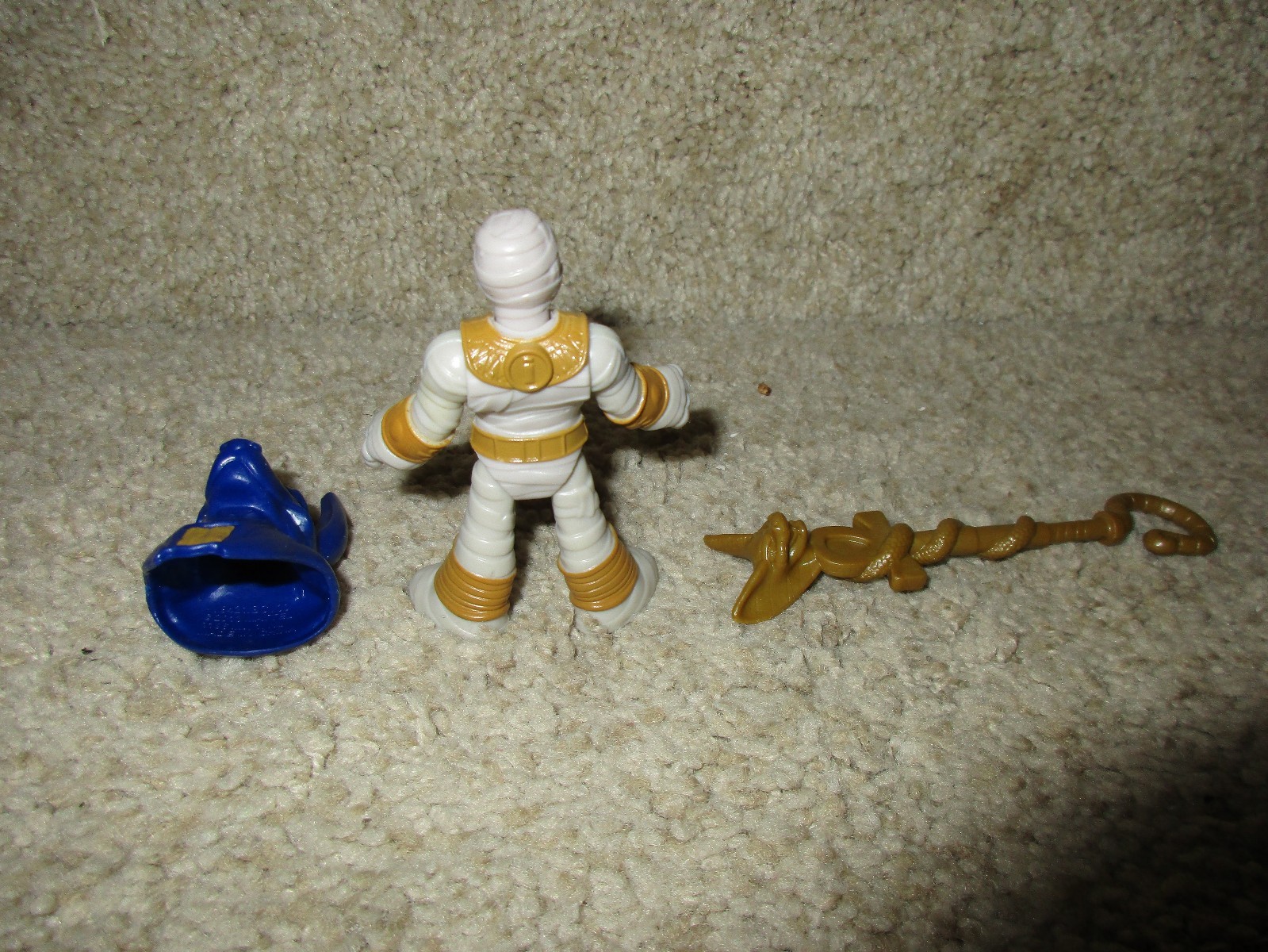 Fisher Price Monster Pack Figure Mad Scientist Imaginext Mummy staff ...