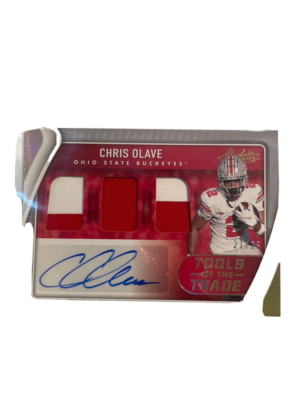 CHRIS OLAVE AUTOGRAPHED TRIPLE THREAD SP ROOKIE CARD #/25 SAINTS FANS ...