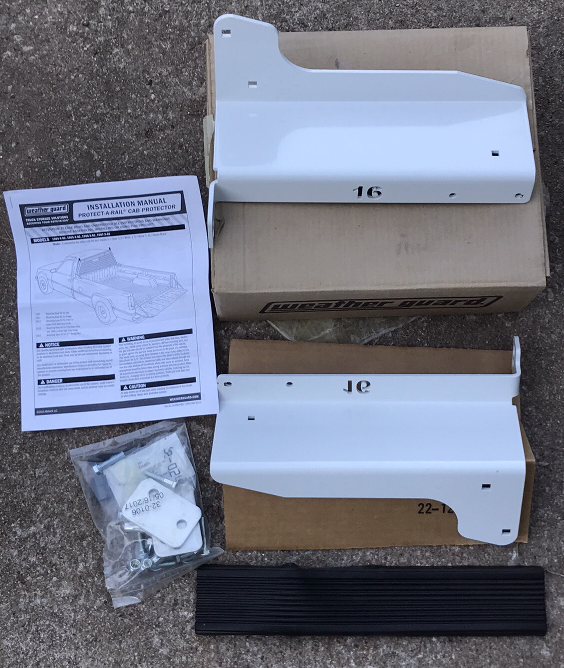 WeatherGuard Mounting Base Kit Protect a Rail for GM Chevy Silverado ...