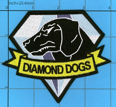 Metal Gear Solid Diamond Dogs Patch ARMY HOOK & LOOP PATCH MGS morale ...