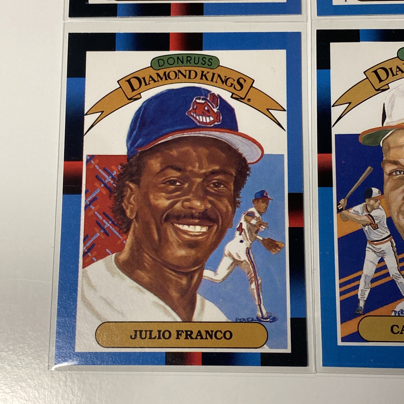1987 Donruss Diamond Kings 4 Card Lot - Ripken Jr, Franco, Clark ...