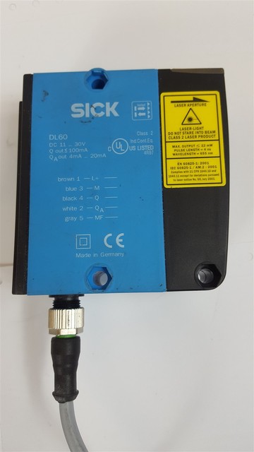 Sick DL60-P111B Distance Sensor Sensick DL60 11-30VDC 4-20mA - for sale ...
