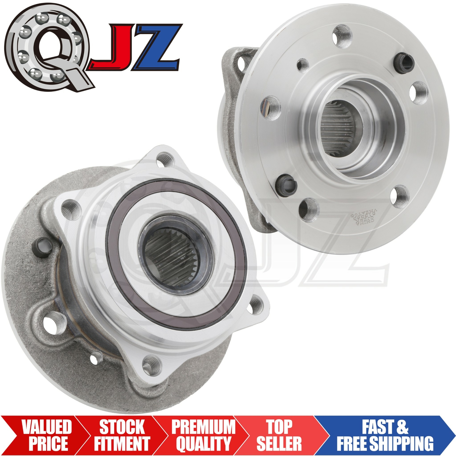 [FRONT(Qty.2)] Wheel Hub Assembly For 2013-2016 Mercedes-Benz GL450 AWD ...