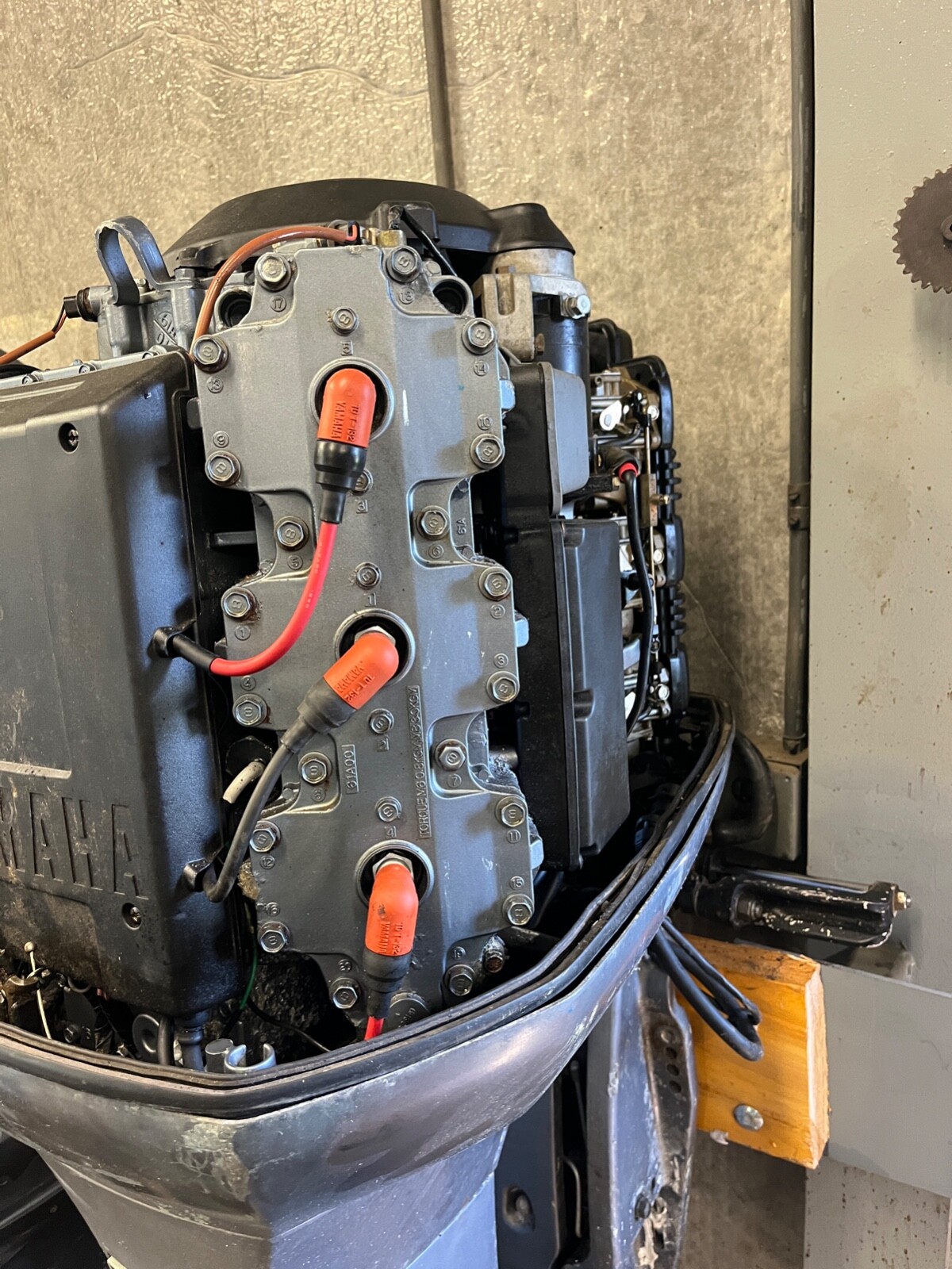 1995 Yamaha 250 HP 2-Stroke 25" Outboard Boat Motor Engine V6 Runs Well ...