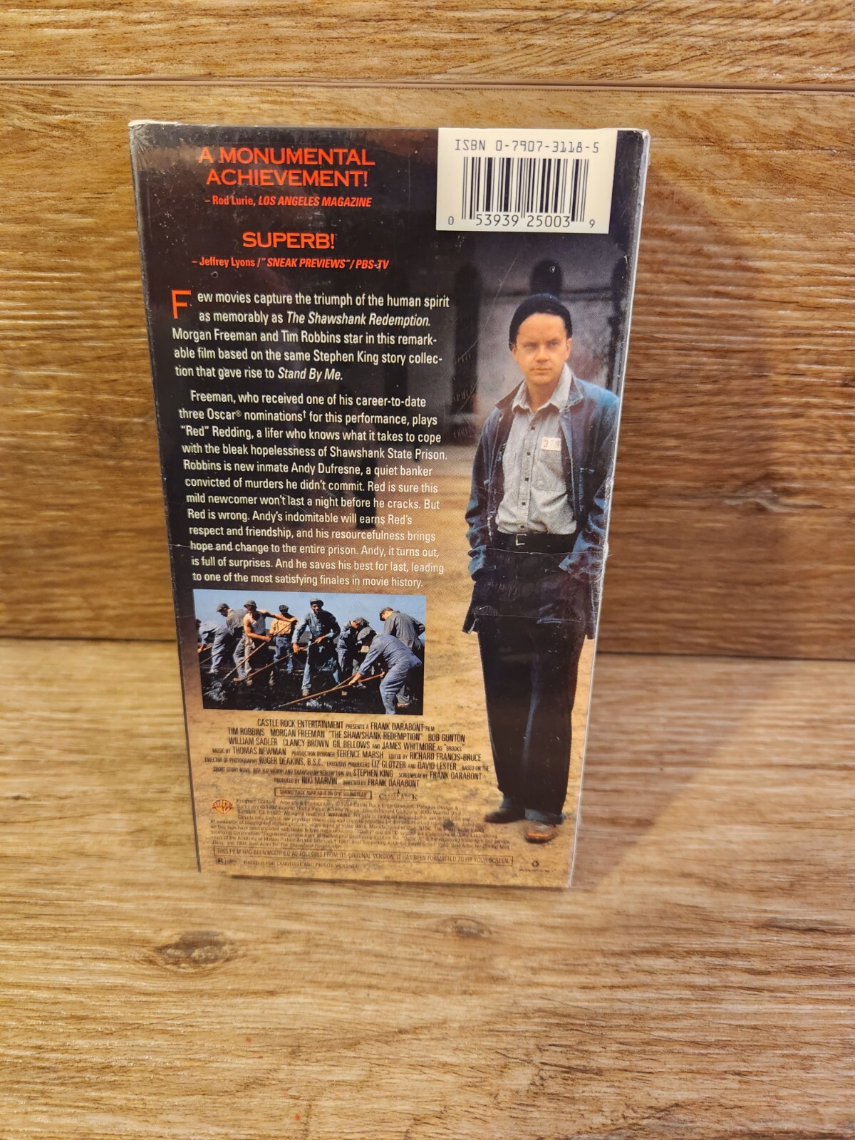 The Shawshank Redemption 1994 VHS Tape New Sealed WATERMARK | eBay