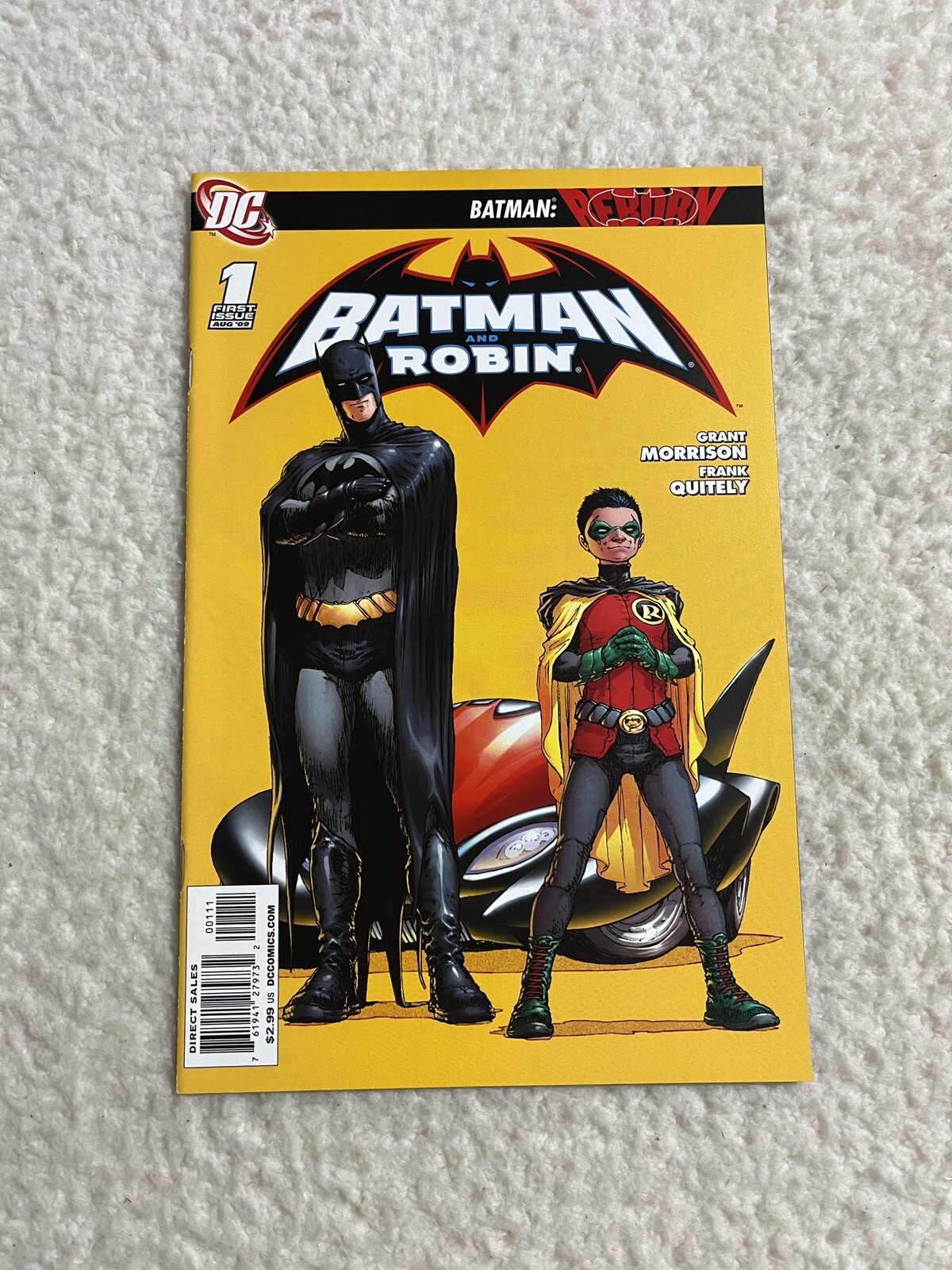 Batman and Robin #1 1st App of Professor Pyg DC Comics 2009 High Grade ...