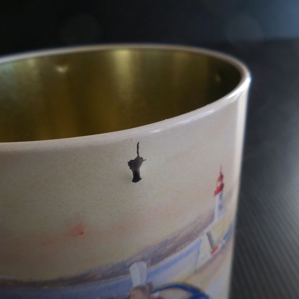 Metal Box Breton Biscuits MASSILLY France Illustrations Yves AGAISSE ...