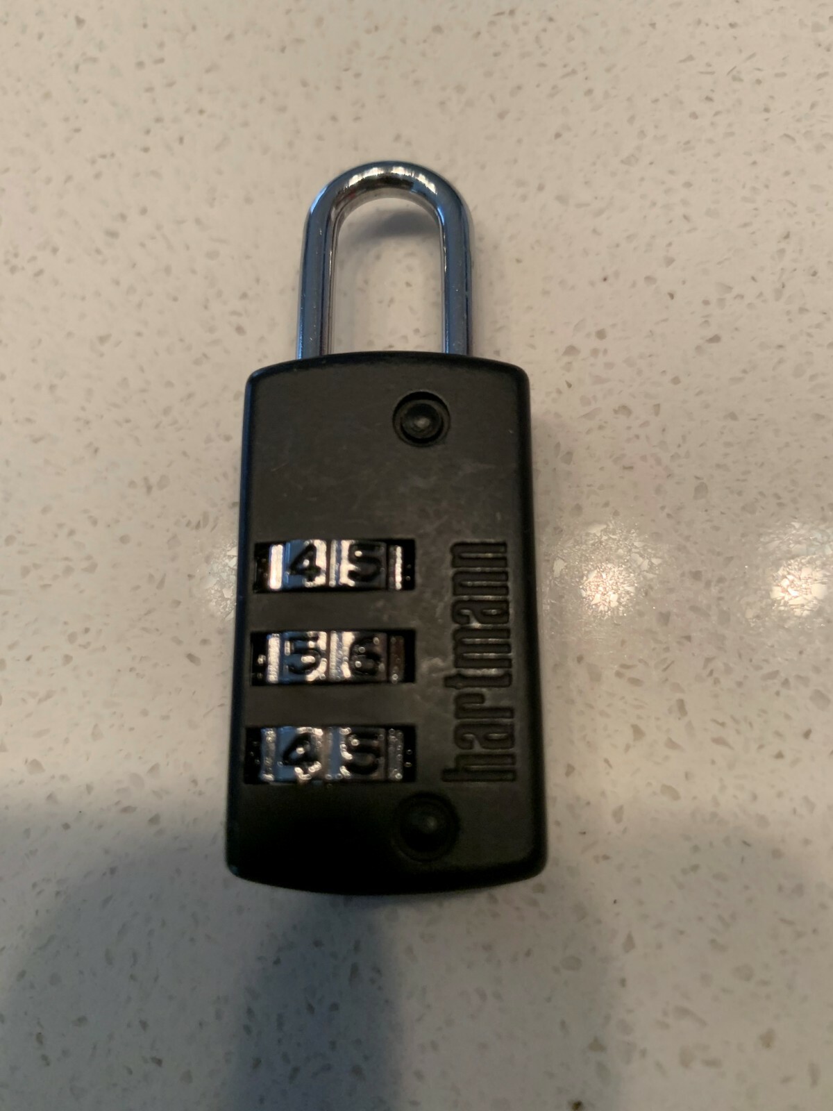 Hartmann Black TSA Secure Luggage Combination Lock | eBay