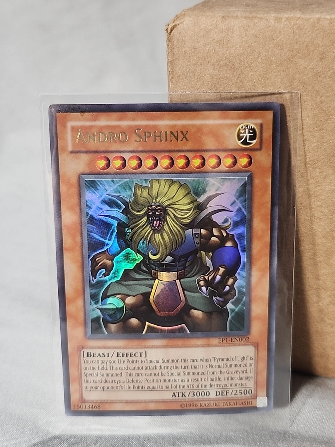 Yu-Gi-Oh! TCG Andro Sphinx Yu-Gi-Oh! The Movie Promo Exclusive Pack EP1 ...