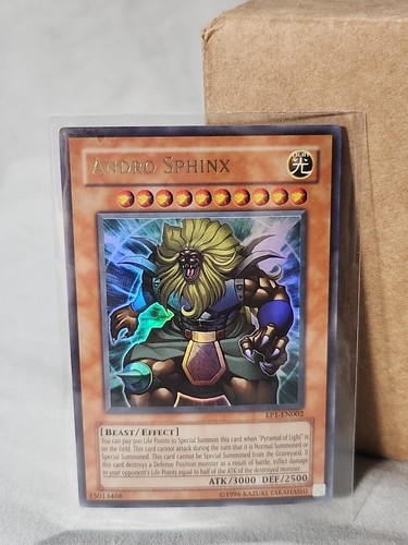 Yu-Gi-Oh! TCG Andro Sphinx Yu-Gi-Oh! The Movie Promo Exclusive Pack EP1 ...