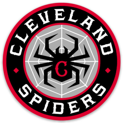 Cleveland Spiders - Spider with Classic "C" & Web Logo type Die-cut ...