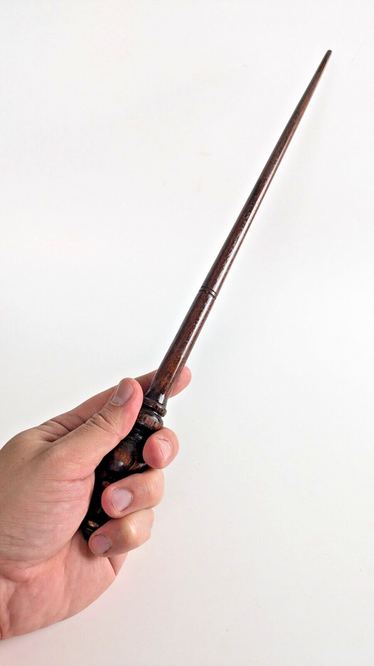 GORGEOUS Hand Turned Wand 15" OOAK REAL WOOD for Ceremonial Magic ...