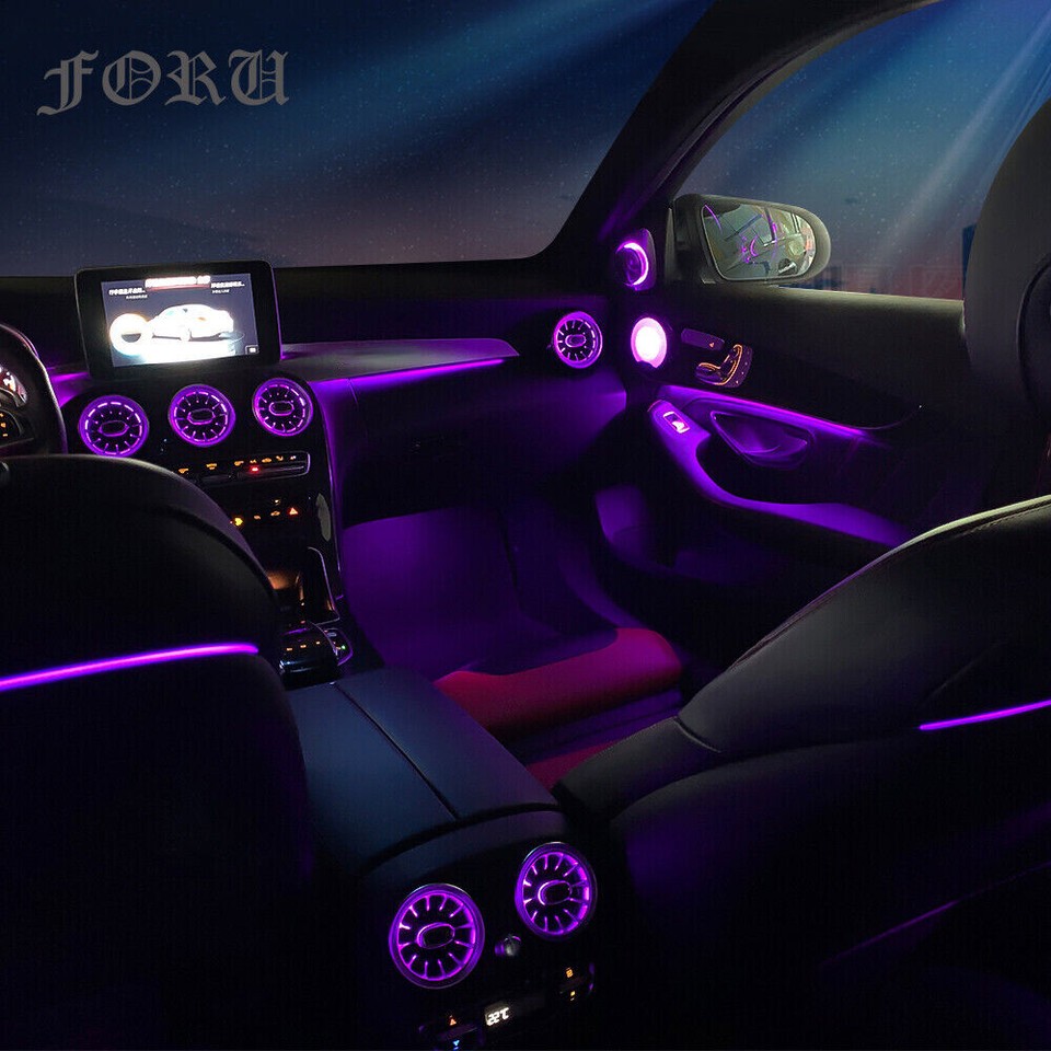 Mercedes-Benz C Class W205 GLC X253 64 Colors Air Vent LED Ambient ...