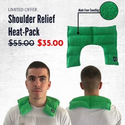 Shoulder Heat Pack. Cold Pack. Natural Pain Relief. | eBay Australia
