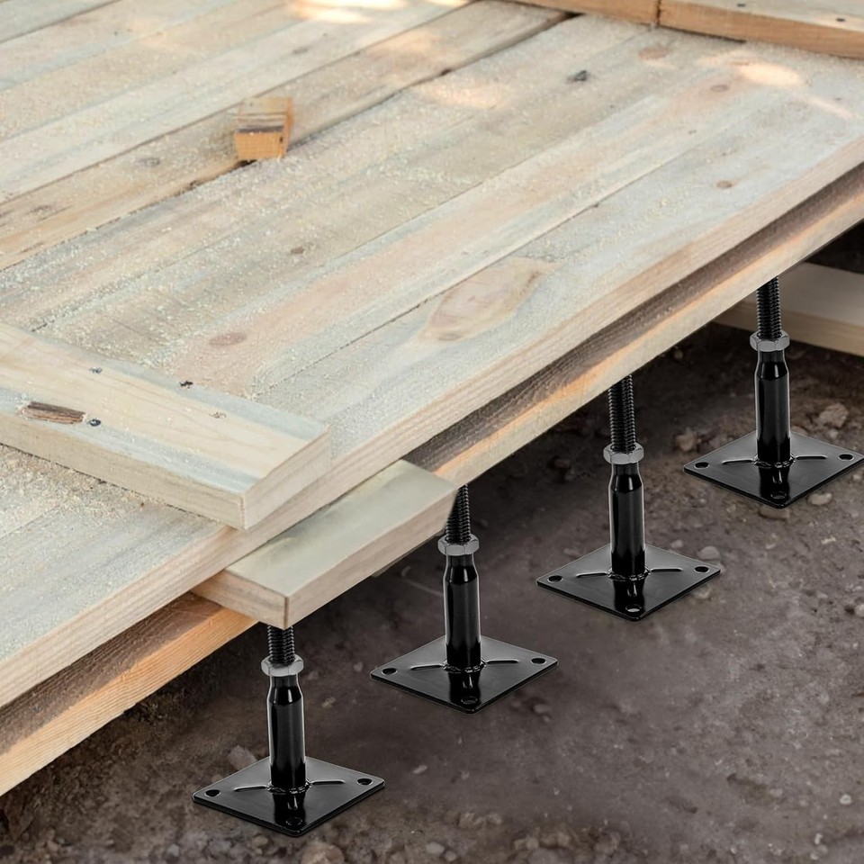 4 Pack House Jacks for Leveling Adjustable Floor Jack Post Floor Jack ...