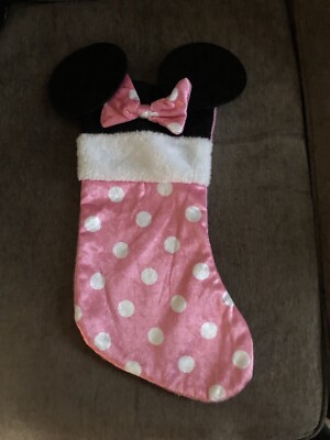 Minnie Mouse Christmas Stocking Disney 18” | eBay