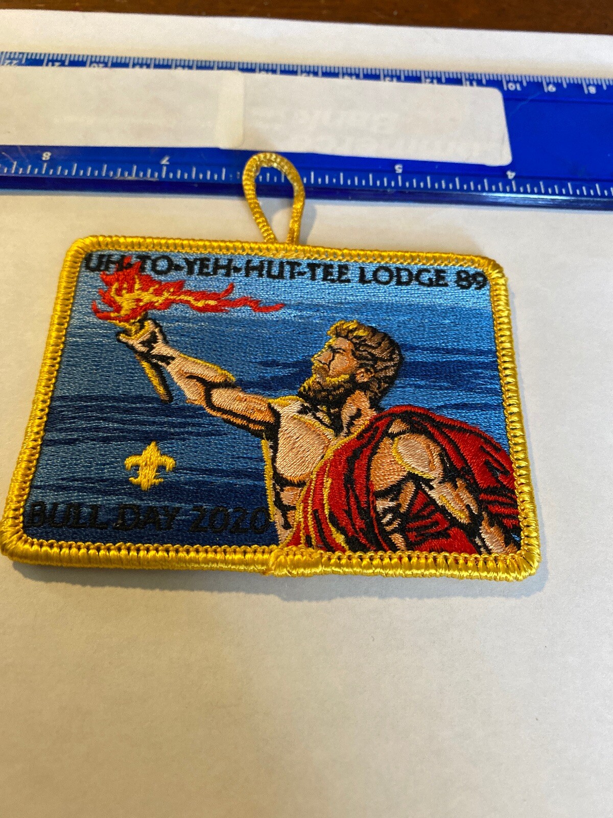 Uh To Yeh Hut Tee Lodge #89 2020 Bull Day Patch Prometheus 24-336J | eBay