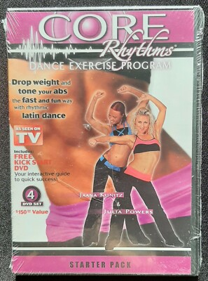CORE RHYTHMS DANCE EXERCISE PROGRAM (AS SEEN ON TV) STARTER PACK DVD - NEW | eBay