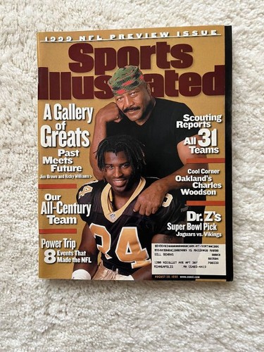 Sports Illustrated NFL Preview 1999 Jim Brown Ricky Williams All ...