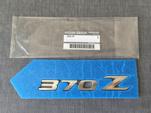 Nissan Genuine 370Z Rear Emblem Badge | eBay