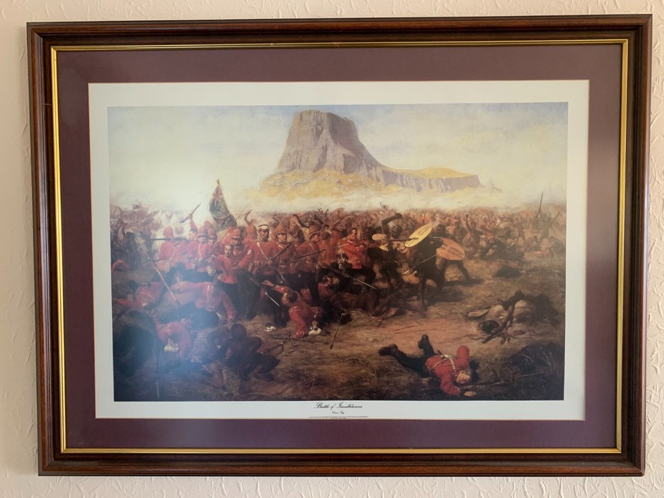 The Last Stand at Isandlwana. Charles Edwin Fripp. Zulu war. Frame 42 ...